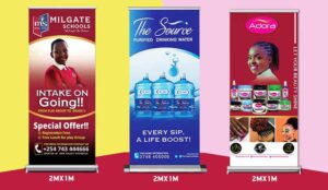 Roll up Banner Printing in Kenya : Broad Base Banners and Narrow Base ...